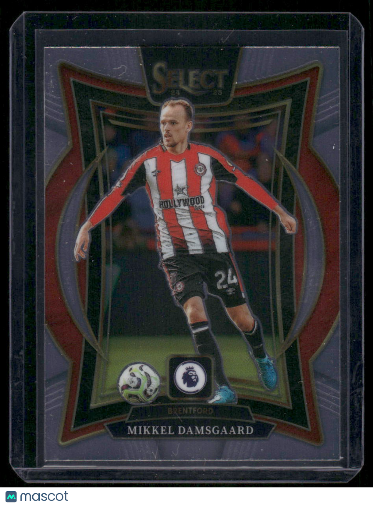 2024-25 Panini Select Premier League Soccer Mikkel Damsgaard #4 Soccer ...